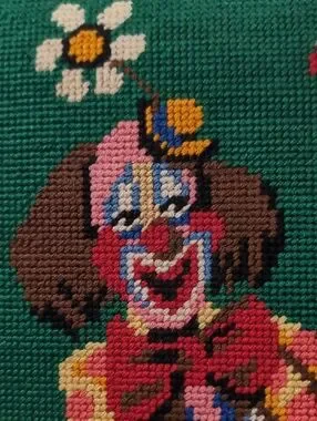 Margot De Paris | Wall Decor | Vintage Finished Needlepoint Circus ...